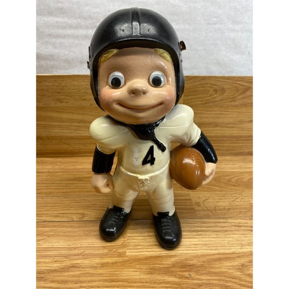 Player's | Accents | Vintage Ceramic Figurine Little Boy Football ...